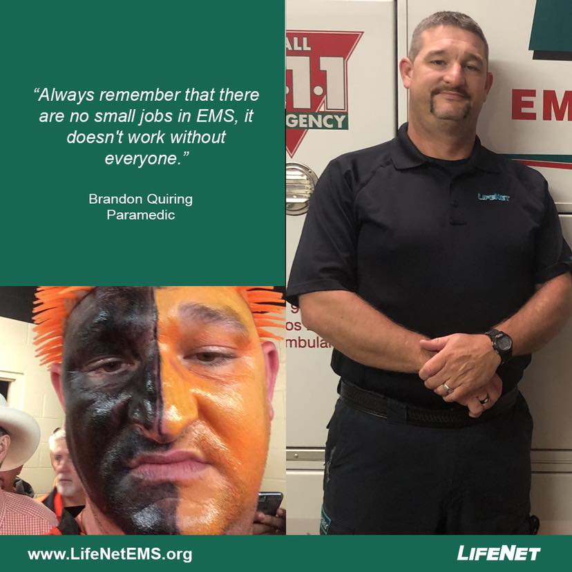 Brandon Quiring, Paramedic, Stillwater - LifeNet